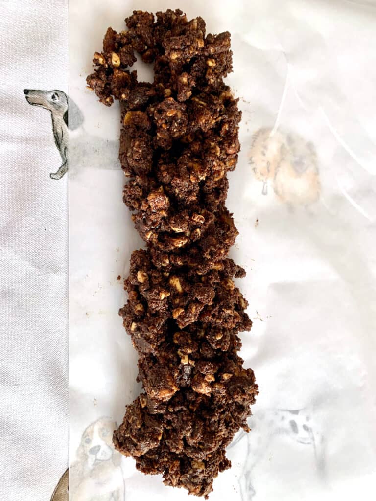 Greek Chocolate Salami with Dried Fruits and Nuts (Kormos) - Vicki's ...