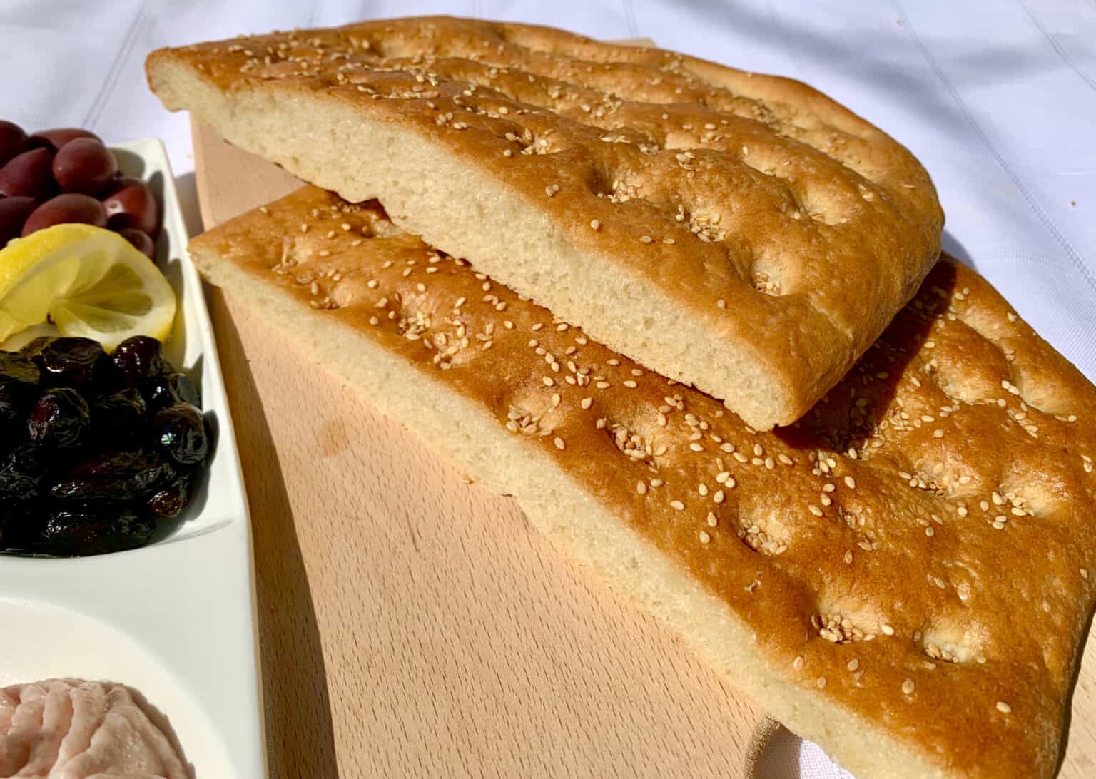 Greek Lagana Bread Recipe - Vicki's Greek Recipes