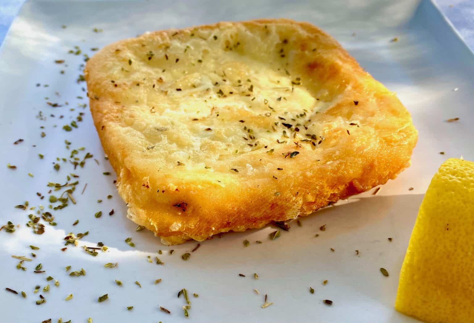 Greek Cheese Saganaki Recipe ( Greek pan fried cheese ) - Vicki's Greek ...