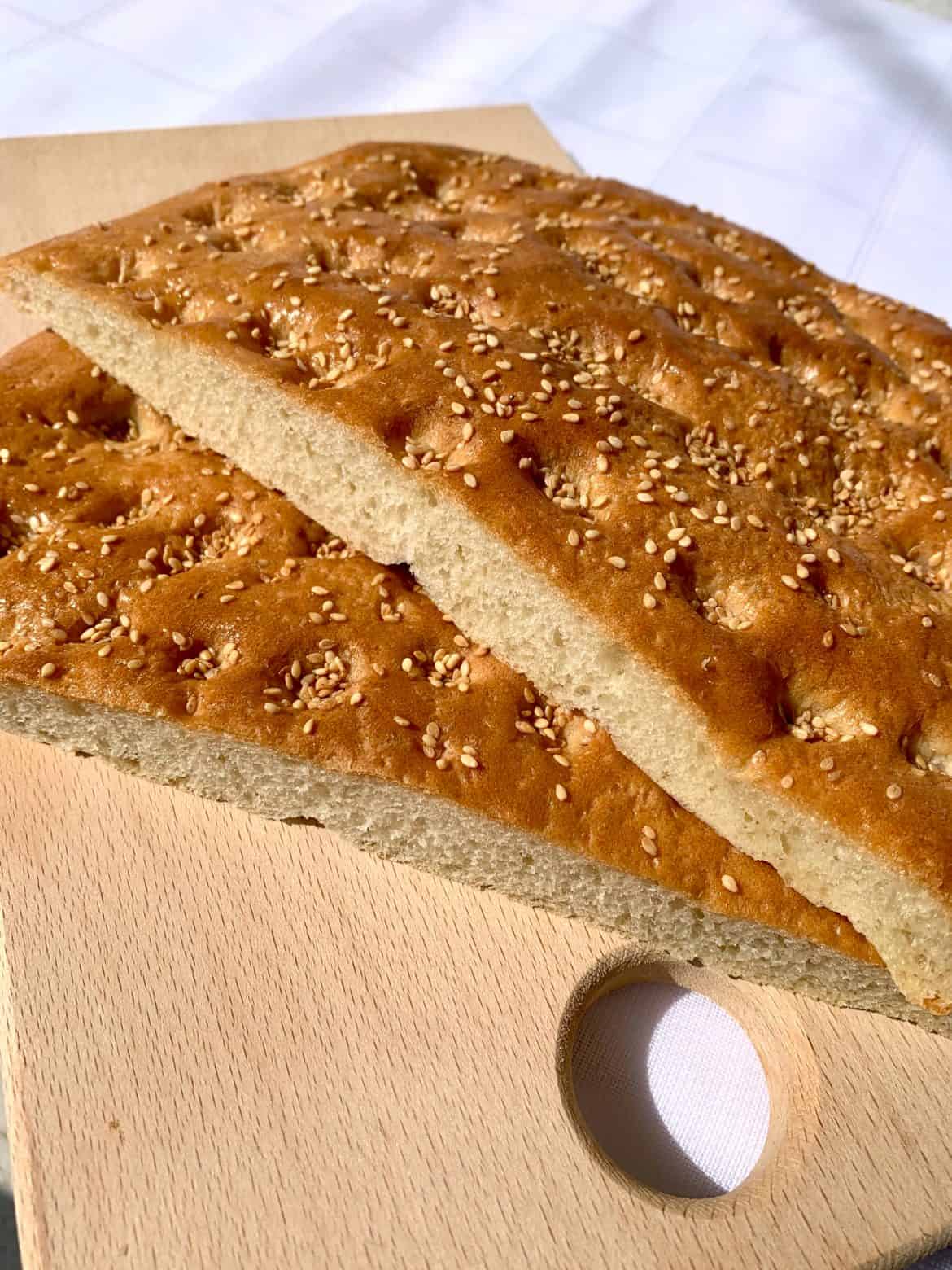 Greek Lagana Bread Recipe - Vicki's Greek Recipes