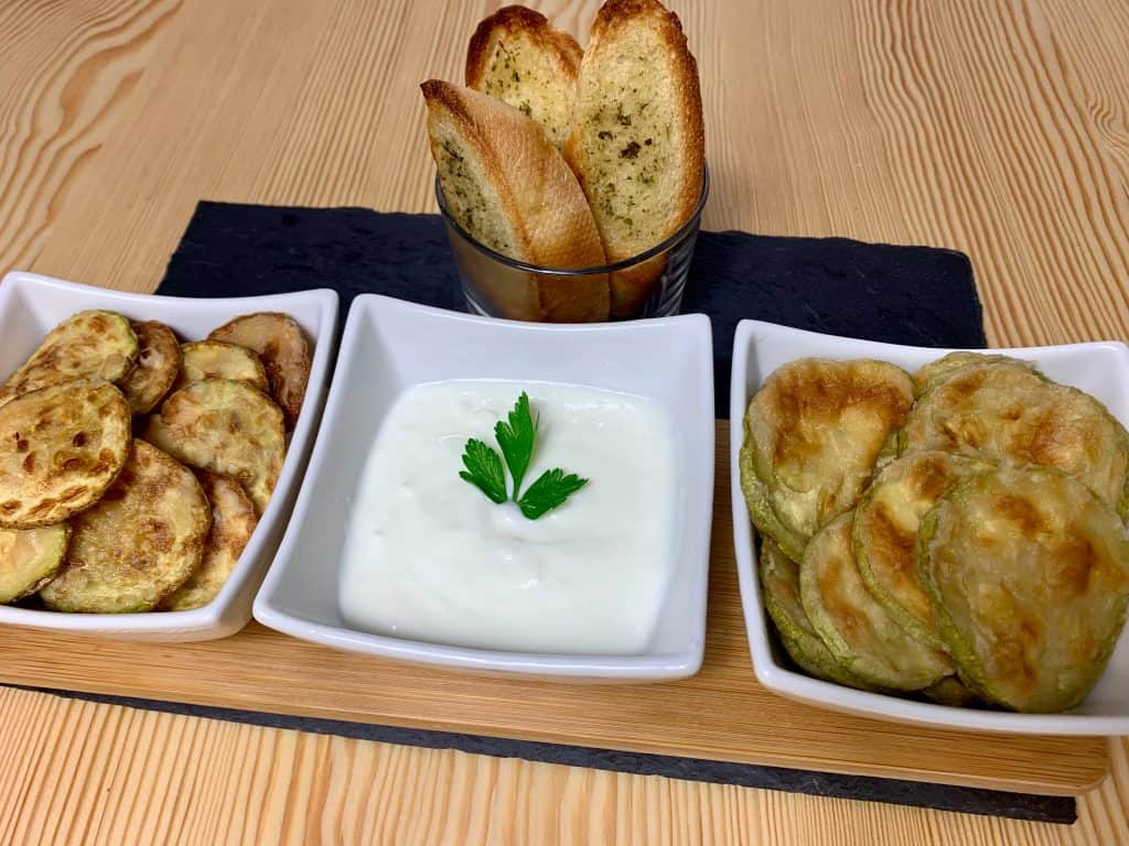 Greek Fried Zucchini (courgette) - Vicki's Greek Recipes