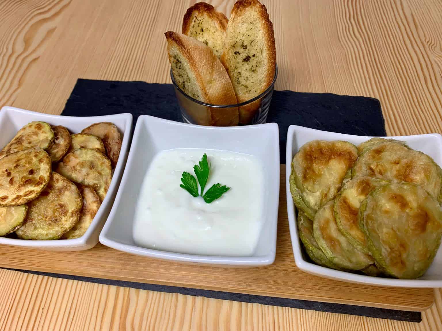 Greek Fried Zucchini (courgette) - Vicki's Greek Recipes