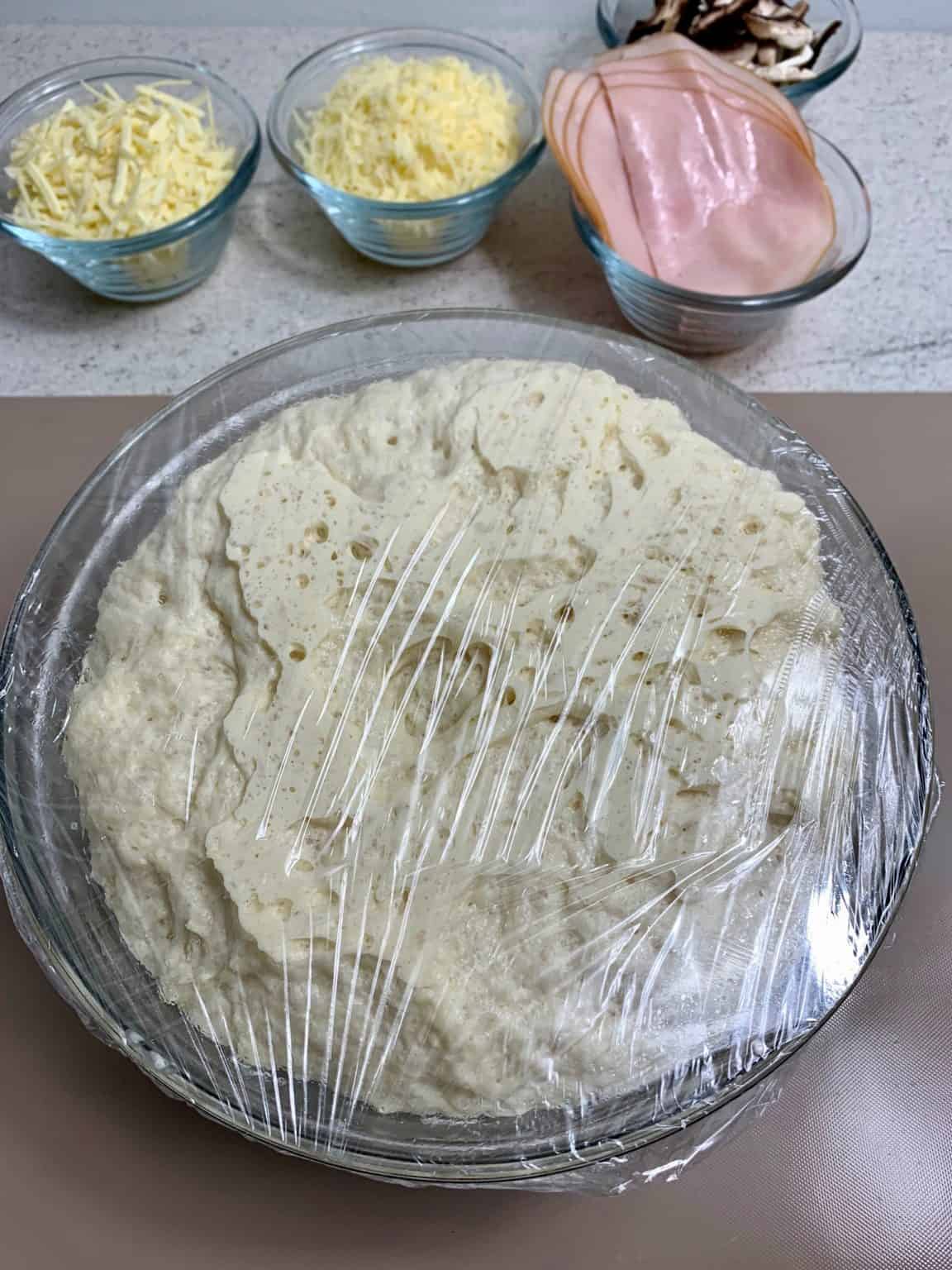 Easy small Greek pizza (Peinirli) - Vicki's Greek Recipes