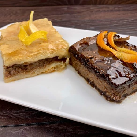 Greek ground meat phyllo pie (Kimadopita) - Vicki's Greek Recipes