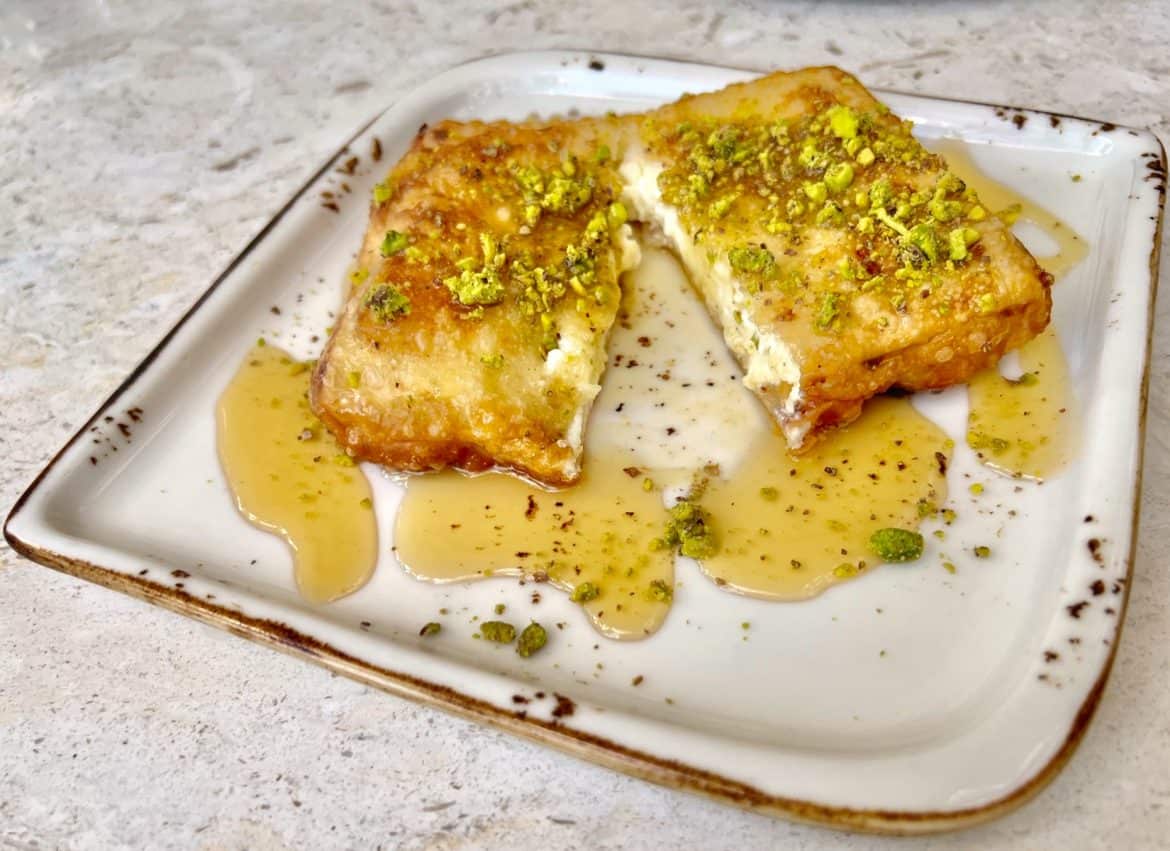 Greek Feta wrapped in phyllo - Vicki's Greek Recipes