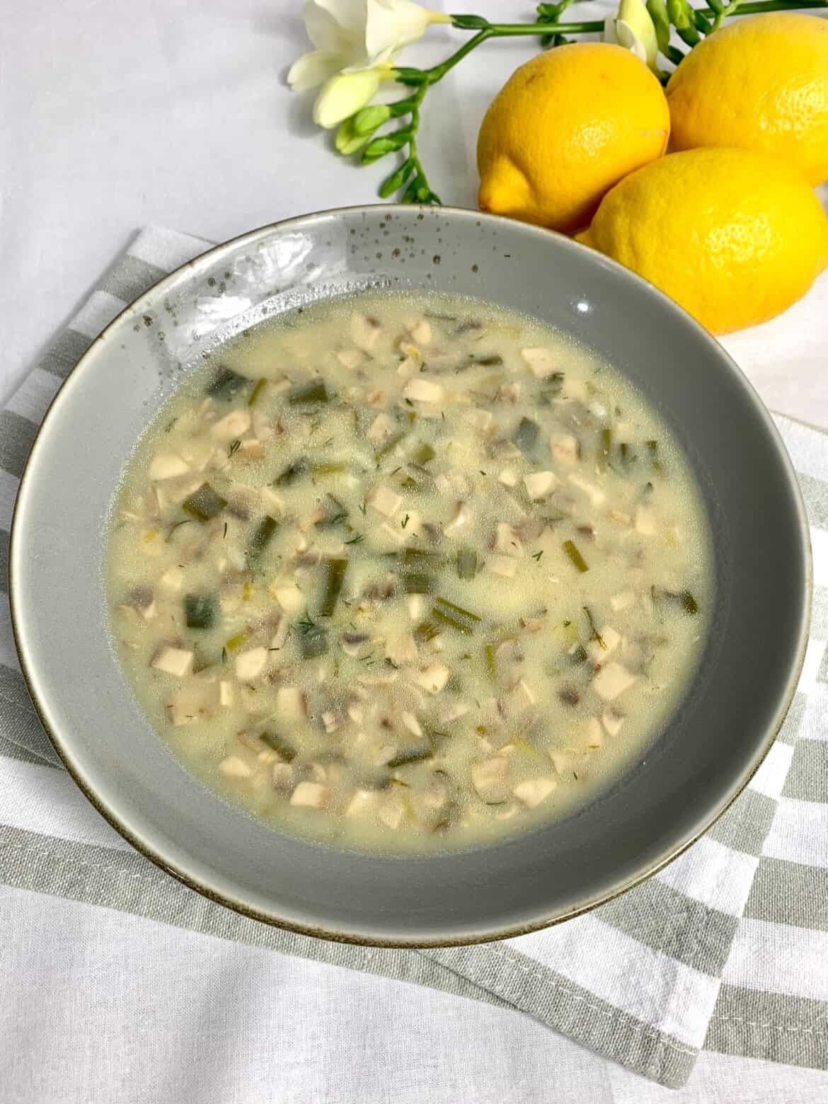 Vegan Magiritsa (Vegan Greek Easter soup) - Vicki's Greek Recipes