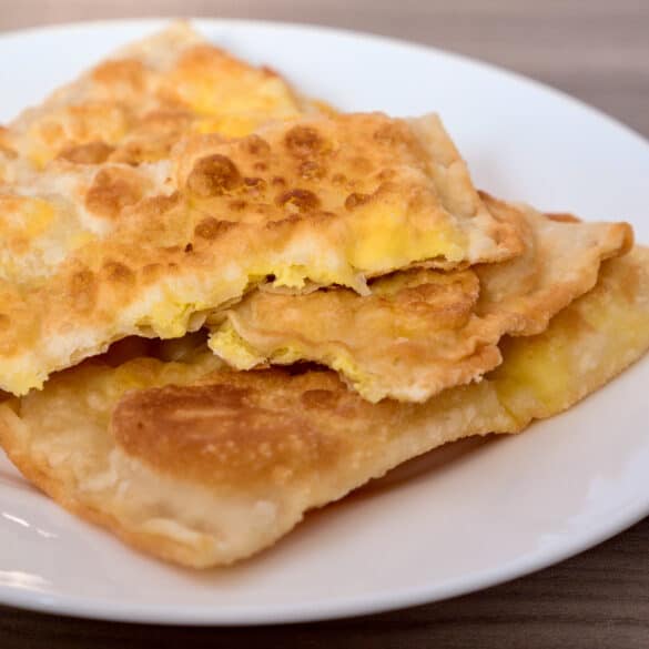 Greek Saganaki Recipe ( Greek pan fried cheese) - Vicki's Greek Recipes