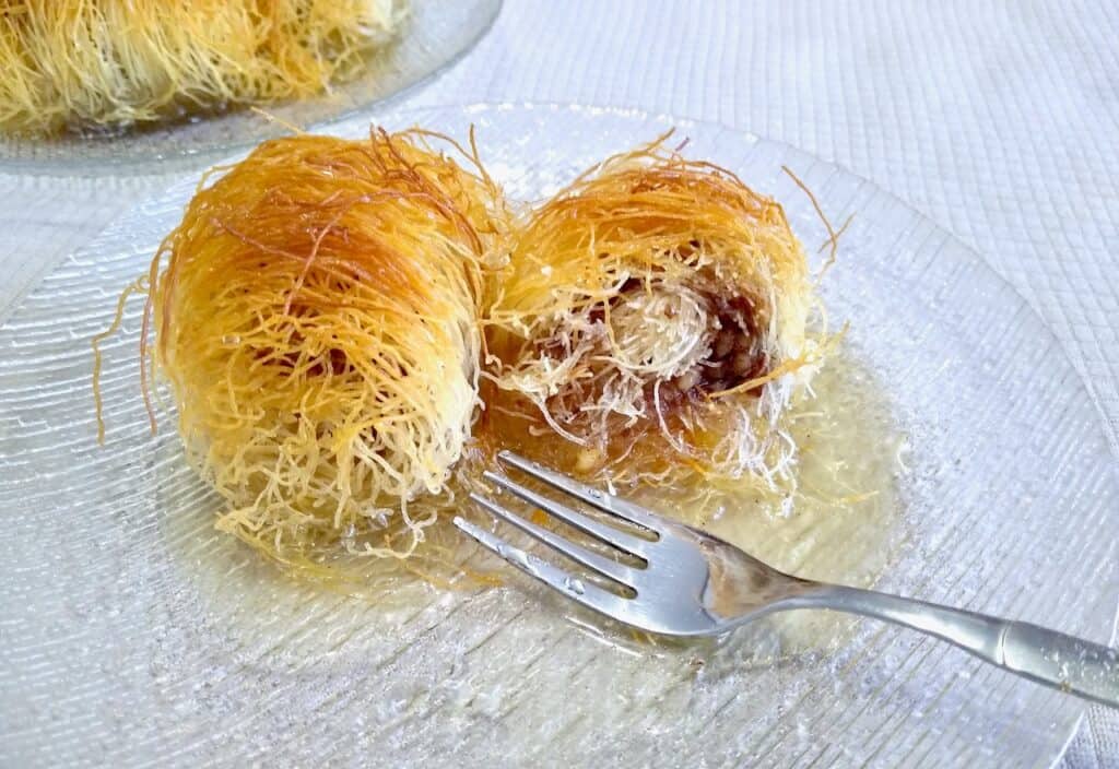 Kataifi rolls - Vicki's Greek Recipes
